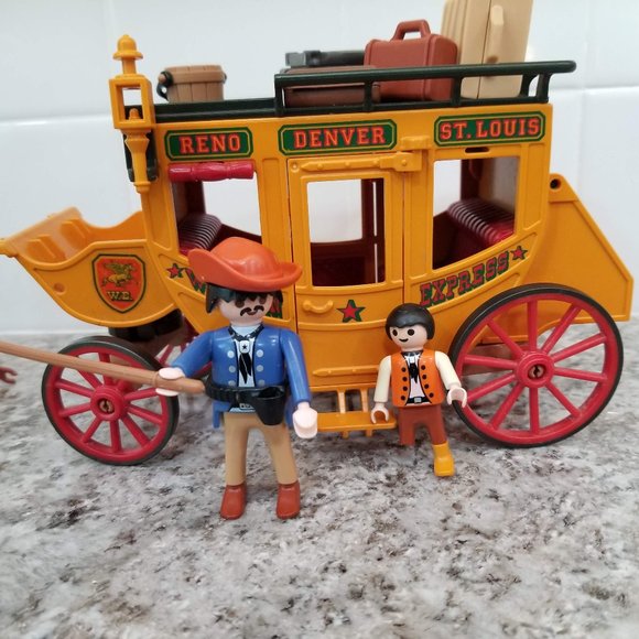 Playmobil | Toys | Playmobil Vintage Stagecoach Western Express 383 ...